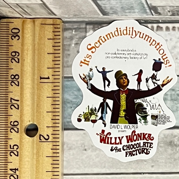 Office | 110 Willy Wonka Waterproof Vinyl Sticker Decal | Poshmark